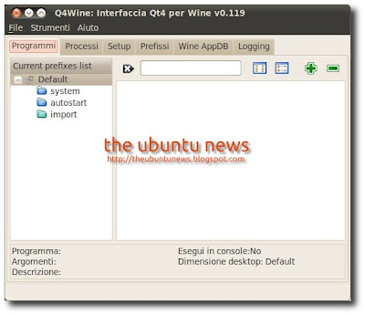Q4wine / Qt4 GUI per Wine 0.120 - Linux Freedom